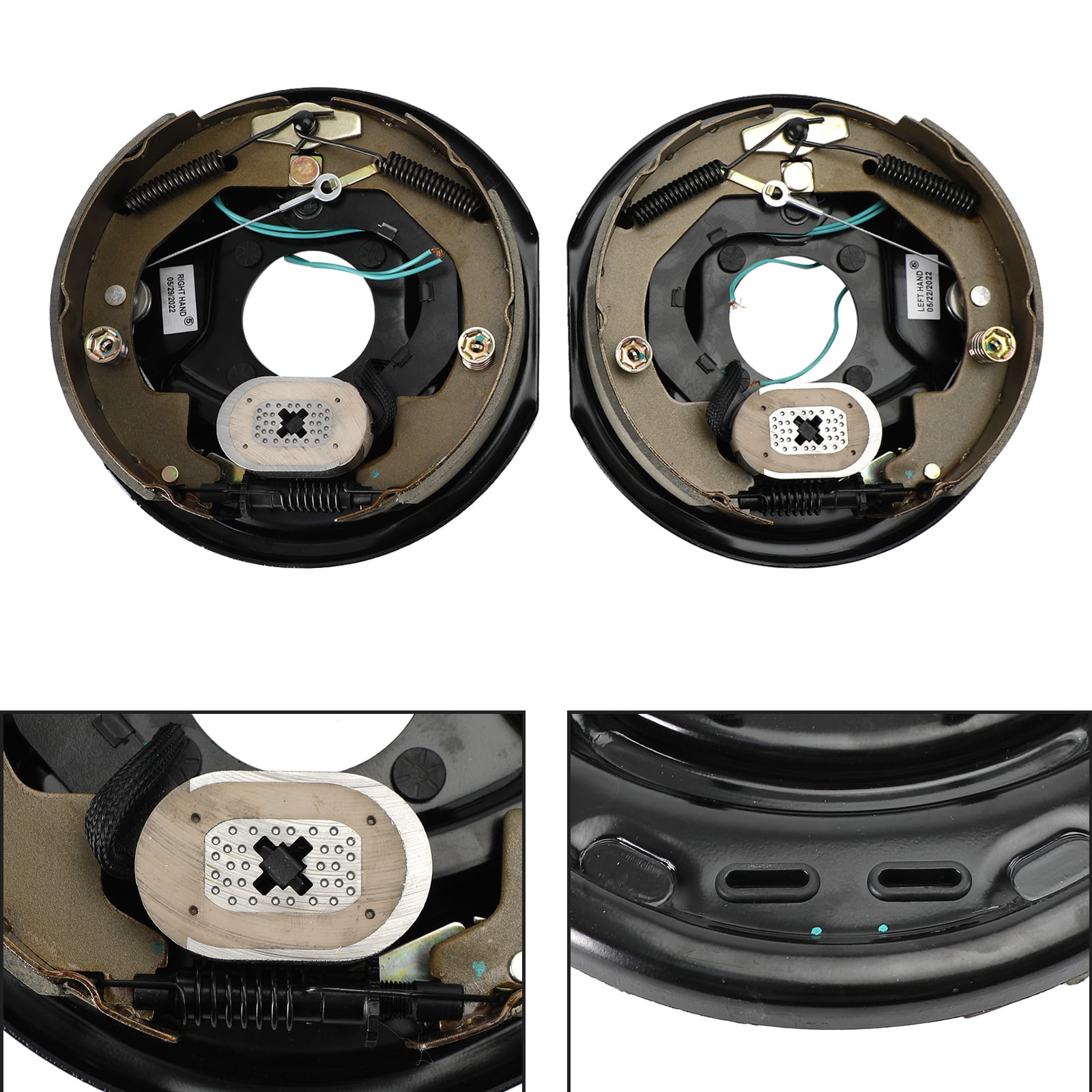 Electric Trailer Brake Kit-Self Adjusting-10"-Left/Right Hand ...