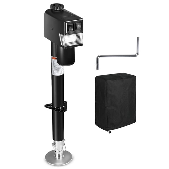 Electric Trailer Jack 5500LBS Capacity, A-Frame Tongue Jack with LED ...