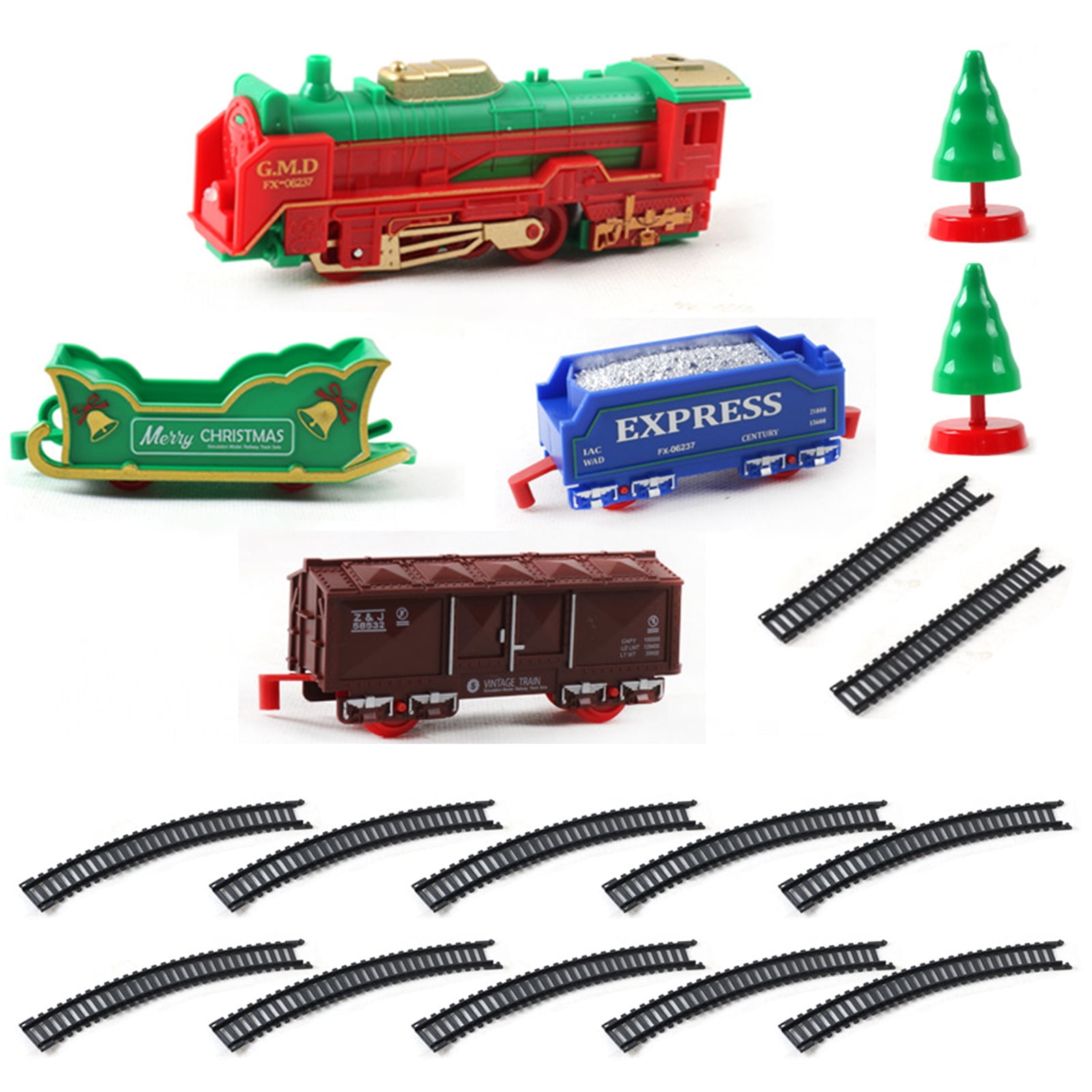 Electric Train Toy Light Sounds Trail Moving Good Detail Colorful ...