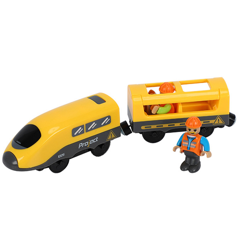 Electric Train Toys for Toddlers - Railway Locomotive Compatible with ...