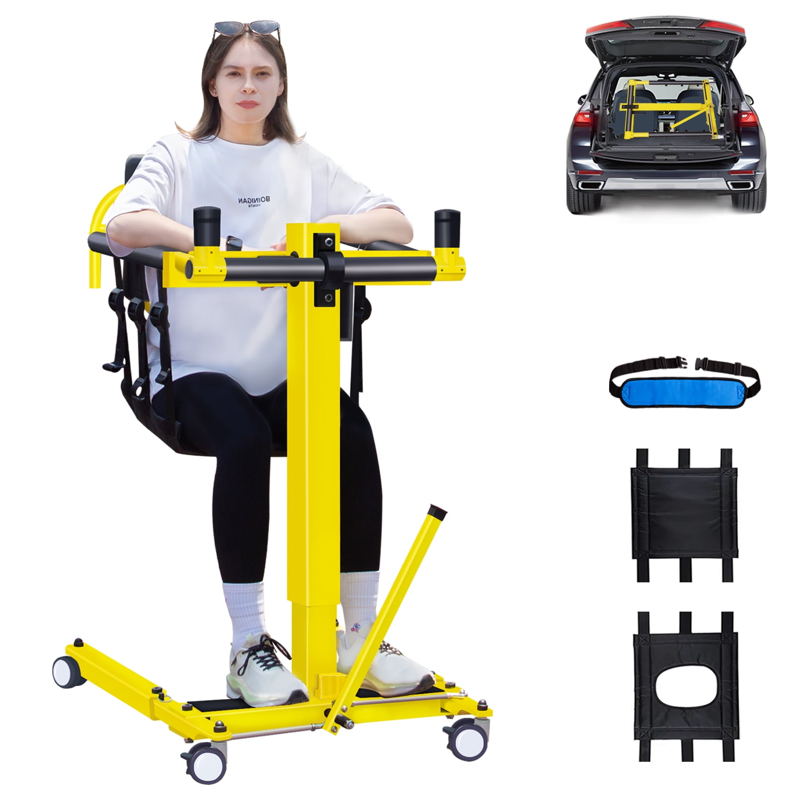 Electric Transfer Lift Chair for Seniors,Upgrade Patient Lift Transfer ...