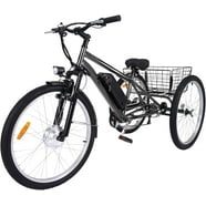 26 Inch 24 Inch Adult Electric Tricycle 3 Wheel Mountain Electric ...