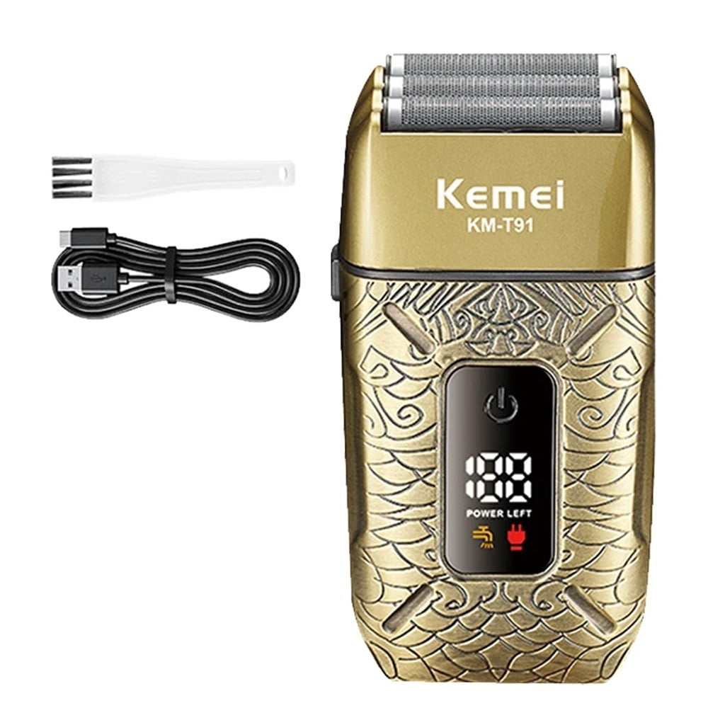 Electric Triple Blades Razor Rechargeable Barber Foil Shavers ...