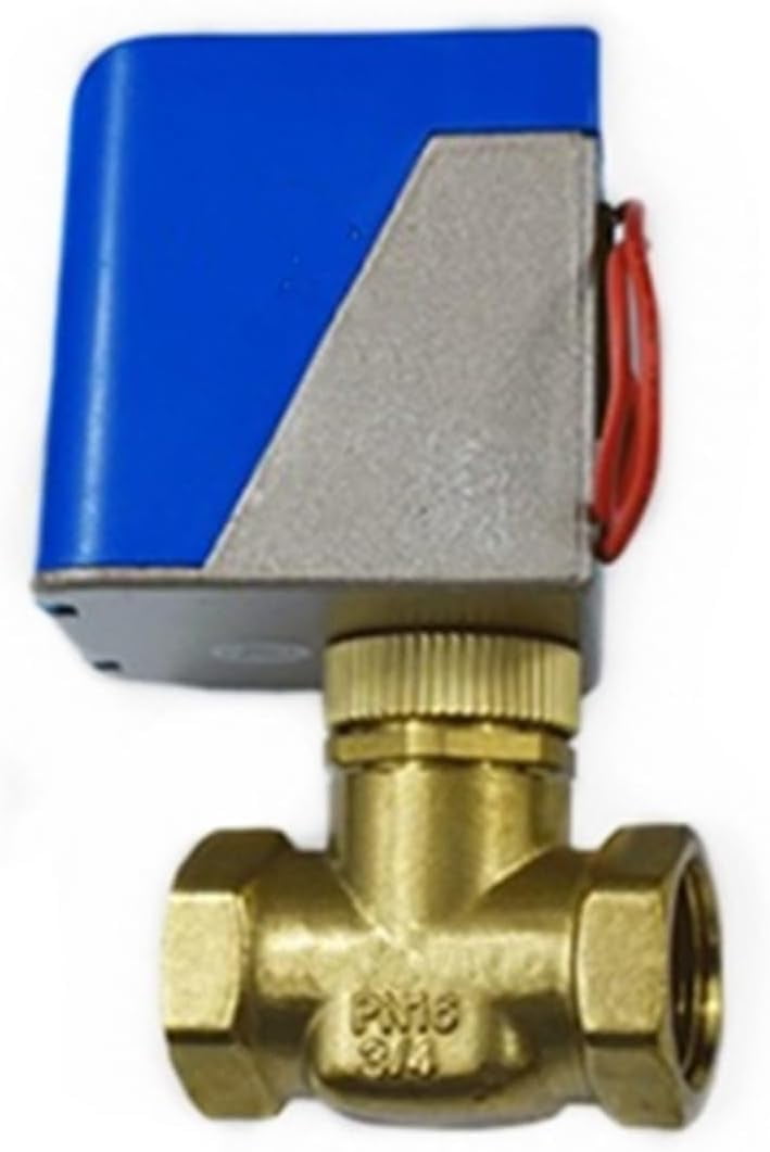 Electric Two-way Valve VA-6016-8503 Central Air-conditioning Fan Coil Solenoid Valve DN20 DN25 ...