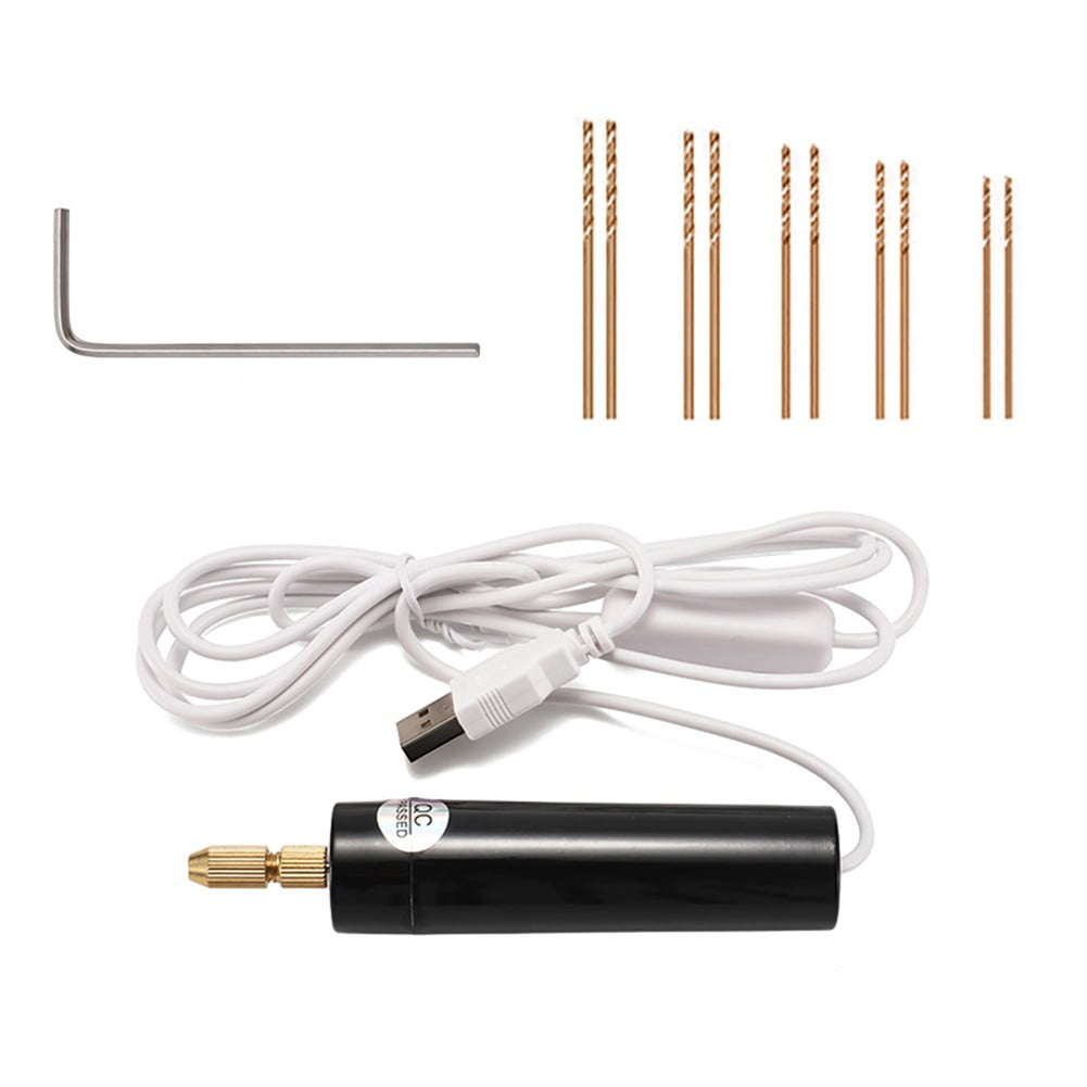 Electric USB Drill Handheld Rotary Engraving Pen for Wood Craft Grinder ...