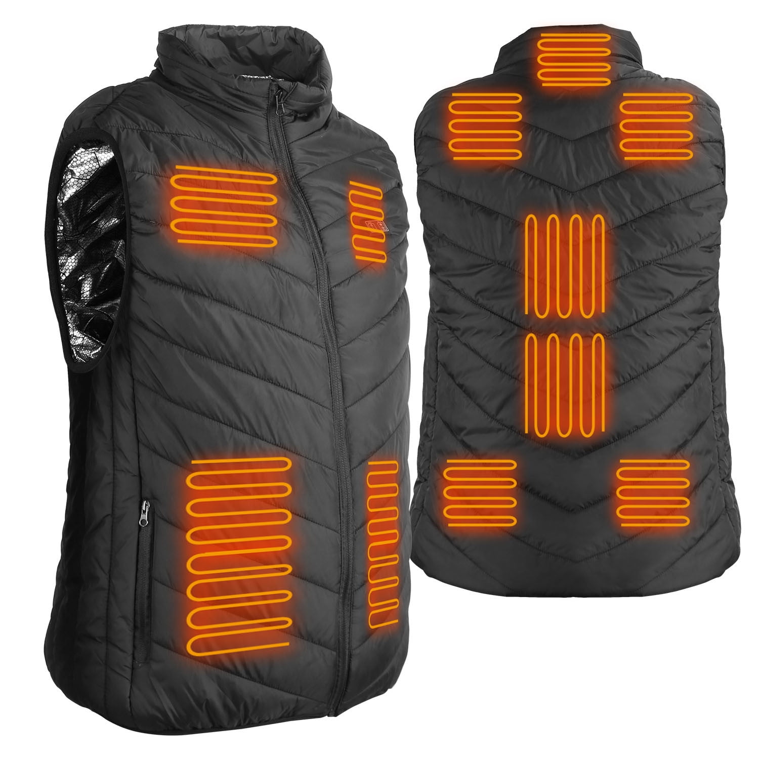 Electric USB Jacket Thermal Coat with 3 Temperature Levels - Walmart.com