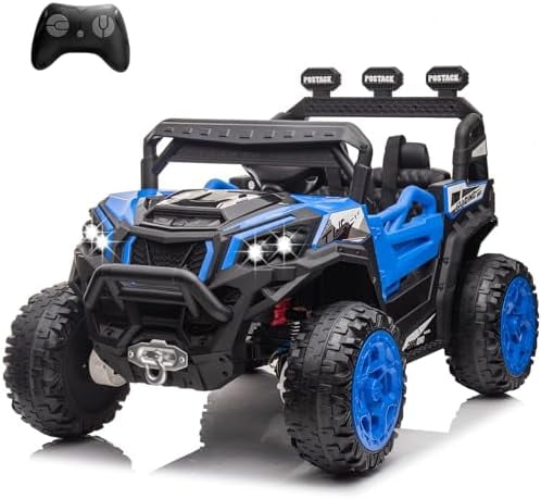 Electric UTV for Kids, 24V Riding Cars for Kids Ages 4-8, Battery ...