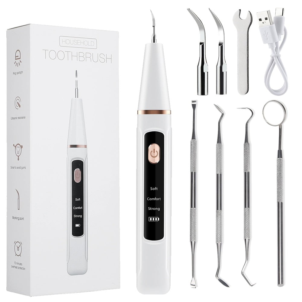 Electric Ultrasonic Dental Cleaner Teeth Whitening Calculus Removal ...