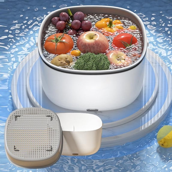 Electric Ultrasound Fruit and Vegetable Washing Machine | Using Ion ...