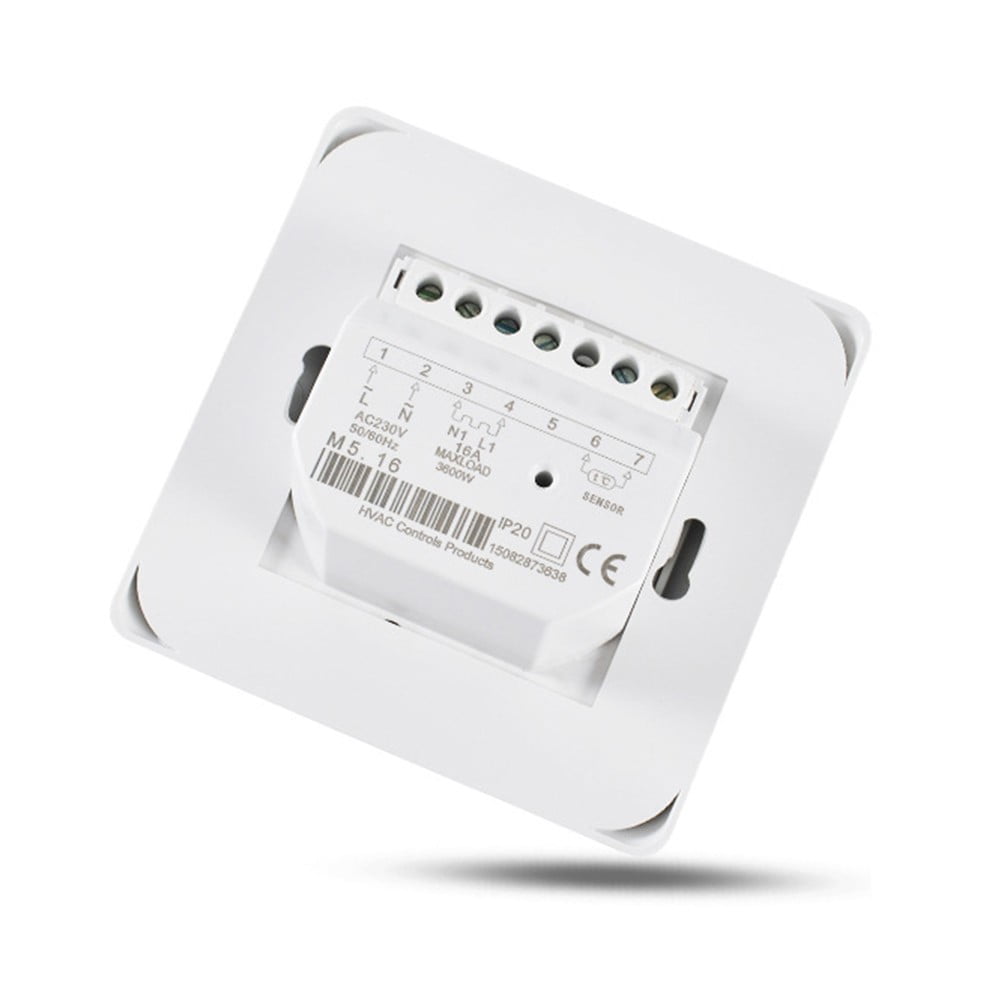 Electric Underfloor Heating Thermostat Control Switch+ Floor Sensor ...