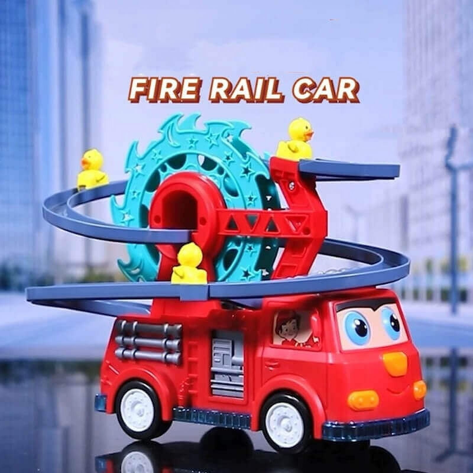 Electric Universal Music and Lighting Fire Rail Car-Little Duck Slide ...