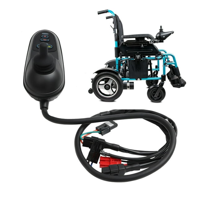 Electric Universal Rocker 24V DC 4 Key Wheelchair Joystick Controller ...