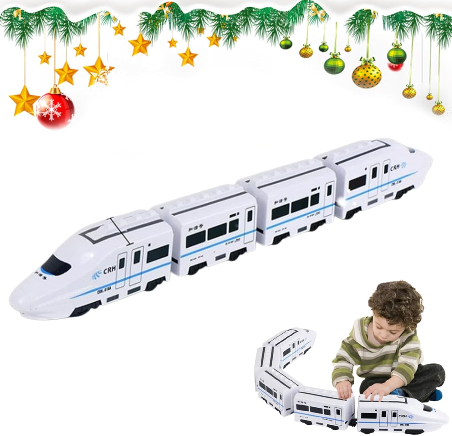 Electric Universal Simulation High Speed Railway Harmony Train Toy ...