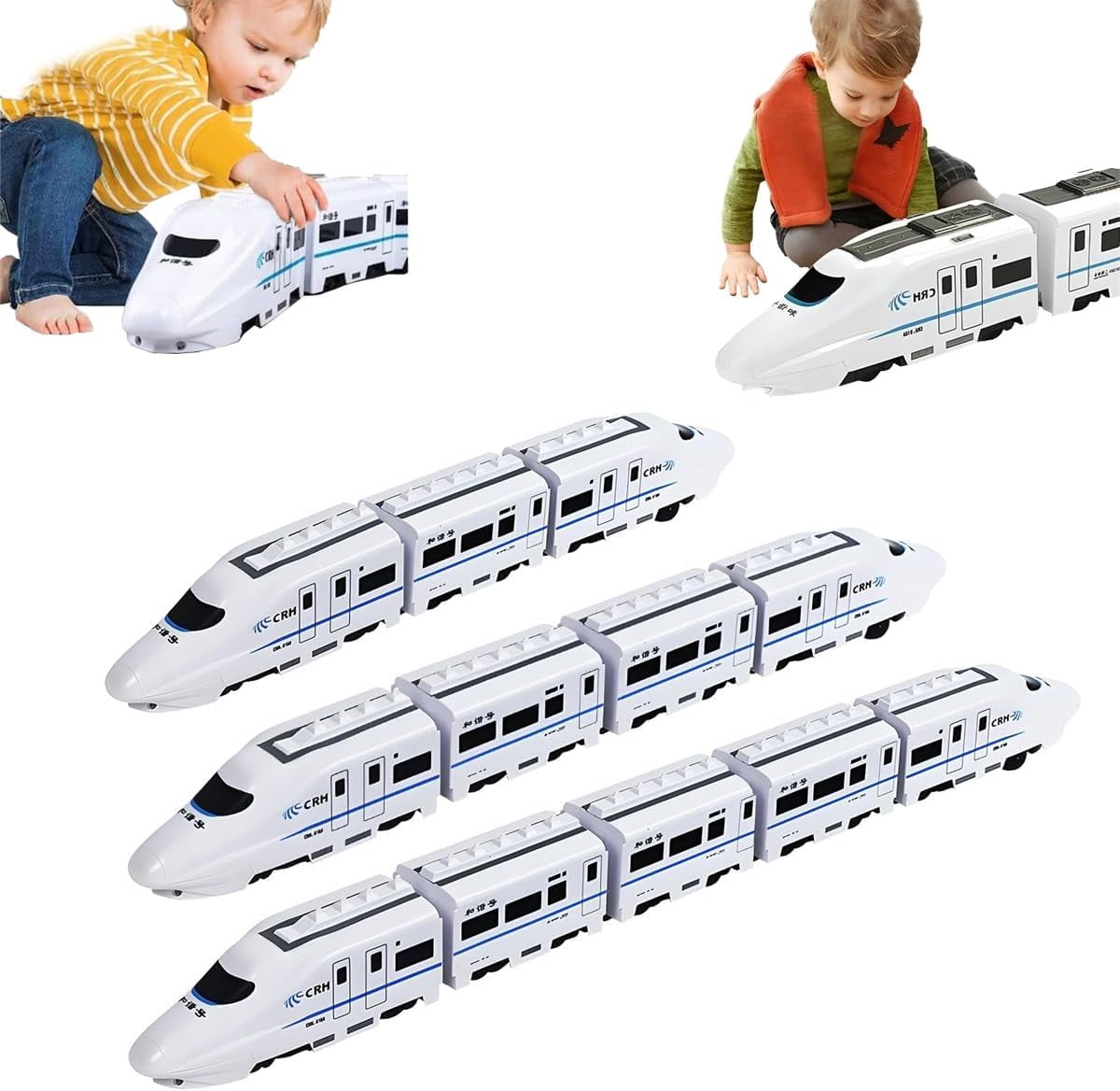 Electric Universal Simulation High Speed Railway Harmony Train Toy ...