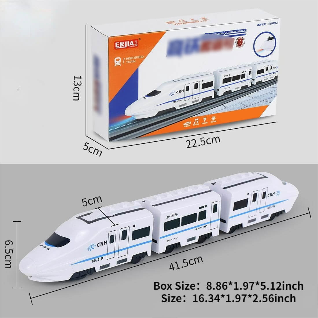 Electric Universal Simulation High Speed Railway Harmony Train Toy ...