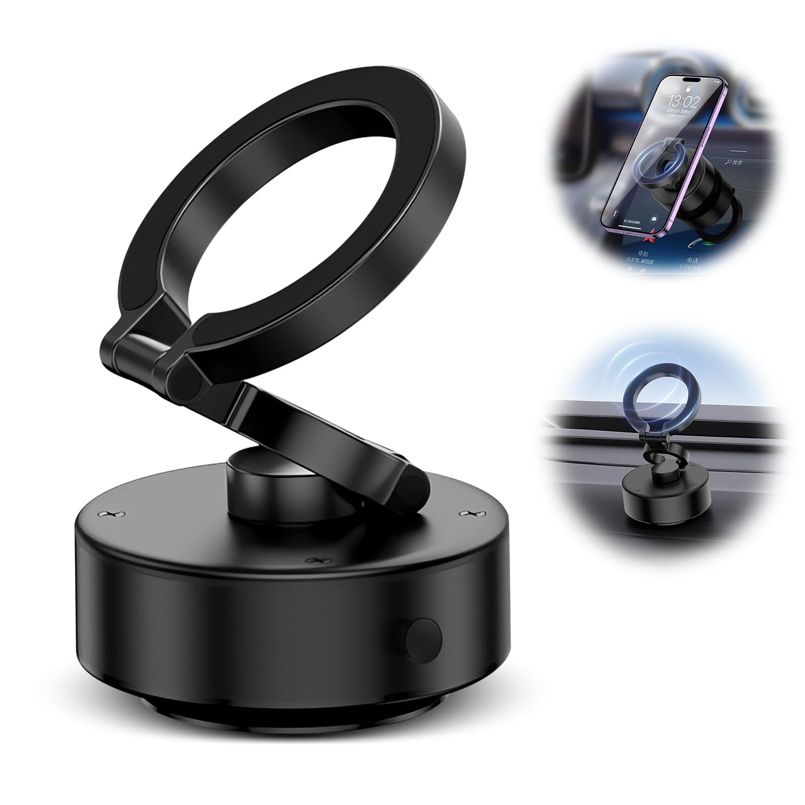 Electric Vacuum Magnetic Suction SSF20 Phone Mount, Shower Phone Holder ...