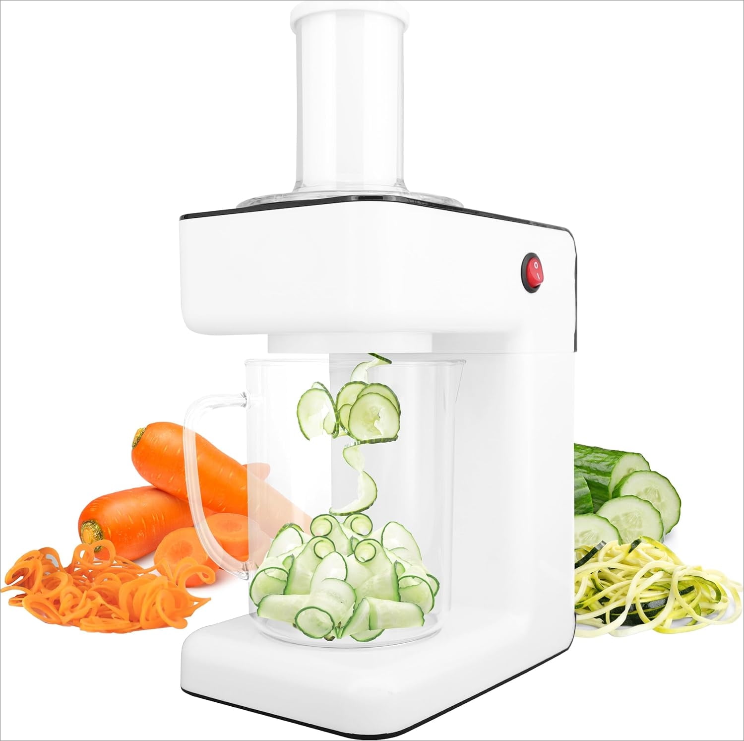 Electric Vegetable Chopper, Spiralizer, and Salad Maker - Fruit Cutter ...