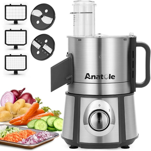 Electric Vegetable Dicer Slicer Shredder 5 in 1 Commercial Food ...