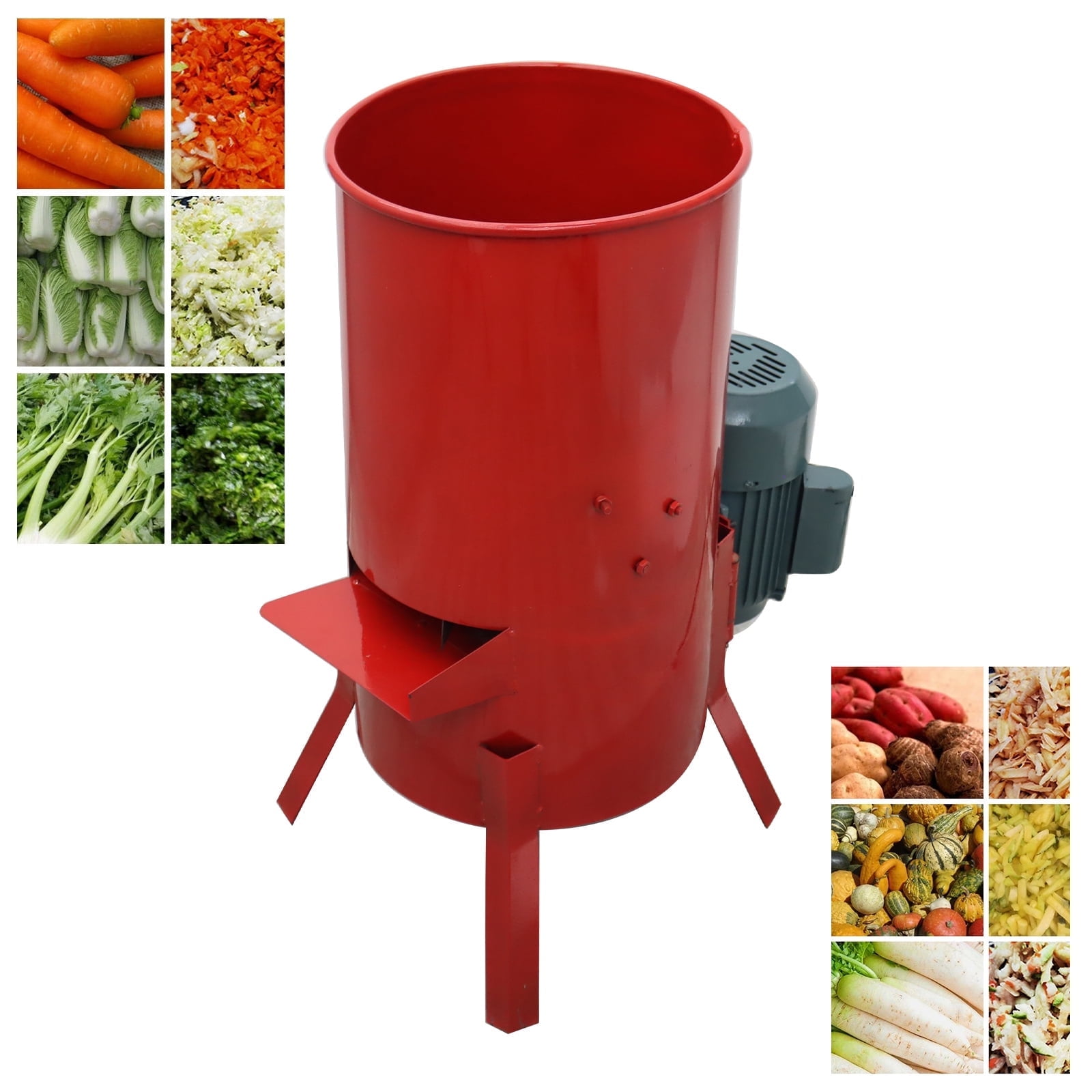 Electric Vegetable Fruit Shredder Cutting Machine Farming Feed ...