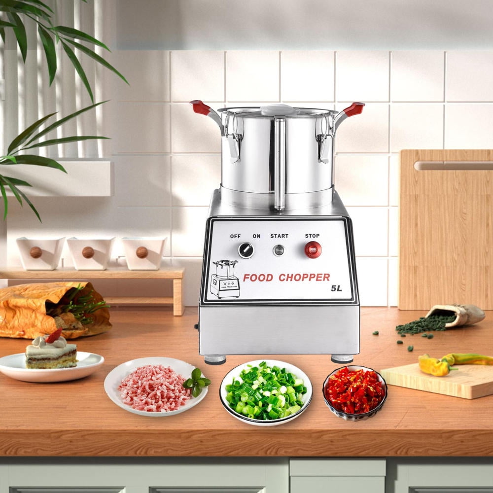 Electric Veggie Chopper, Stainless Steel Food Processor with Grinder ...