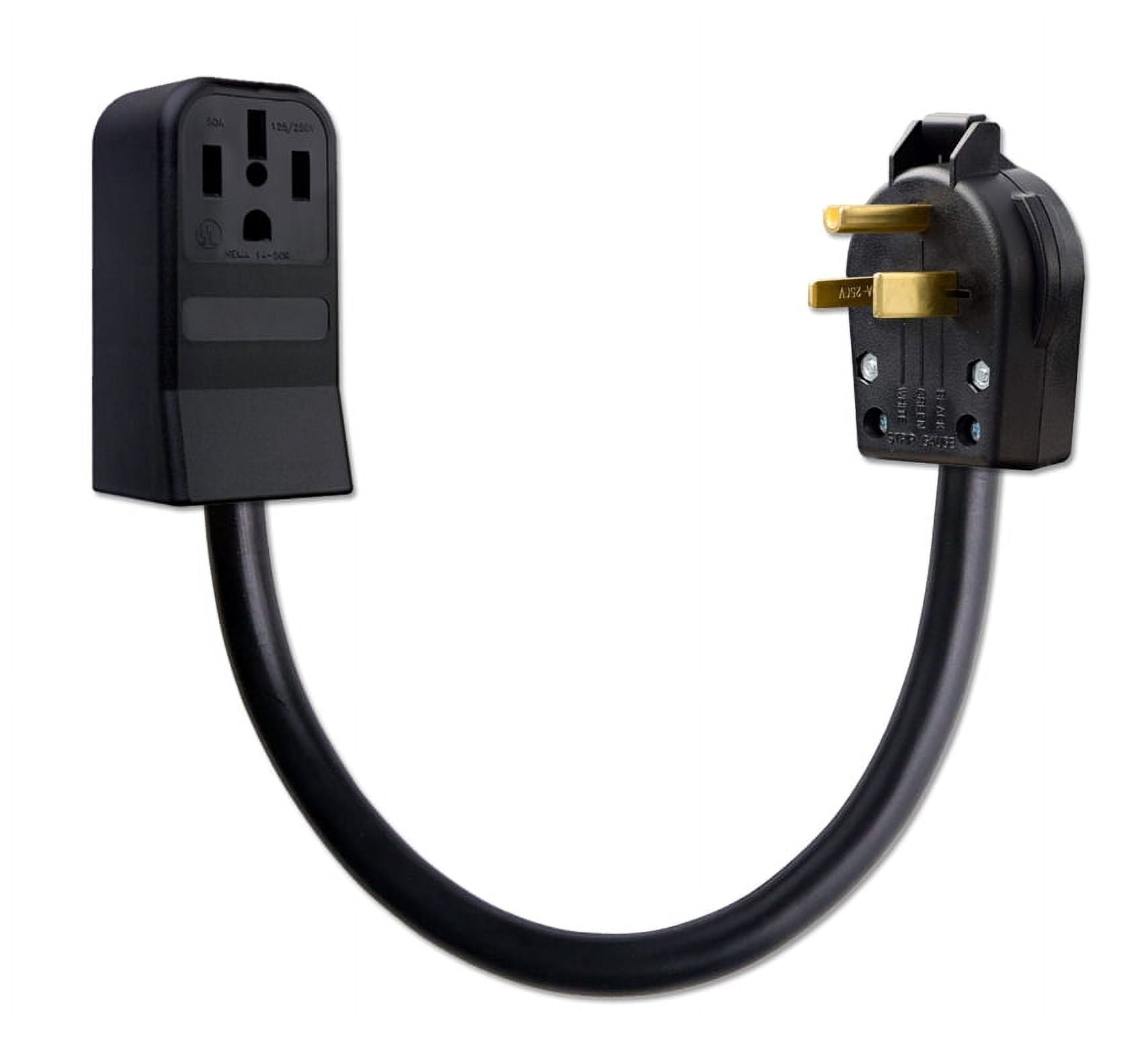 Electric Vehicle Charging Adapter for Tesla Use (10-50 50A 3-Prong to ...