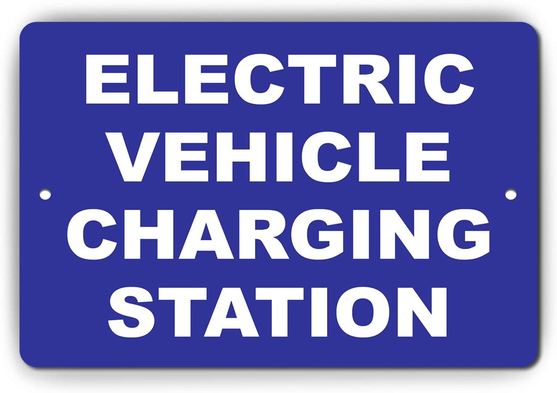 Electric Vehicle Charging Station Sign, Aluminum, 8 X 12 - Walmart.com