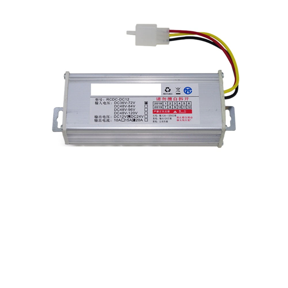 Electric Vehicle DC Converter DC36-72V to 12V 15A 180W Module Electric ...