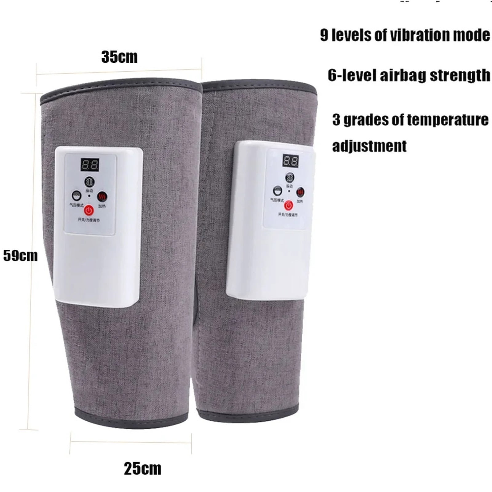 Electric Vibrating Leg Massager Hot Compress Professional Pressure ...