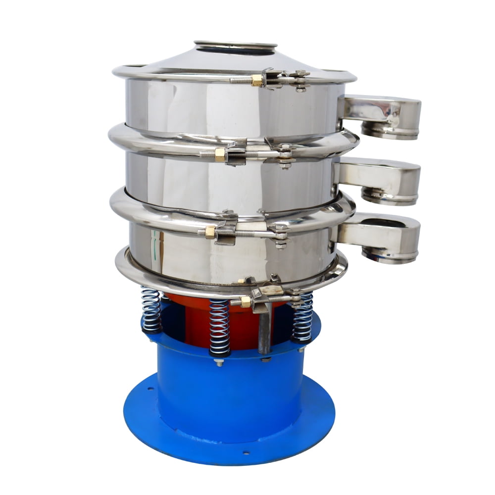 Electric Vibrating Sieve Shaker Φ15.7inch 2 Layers Stainless Steel ...