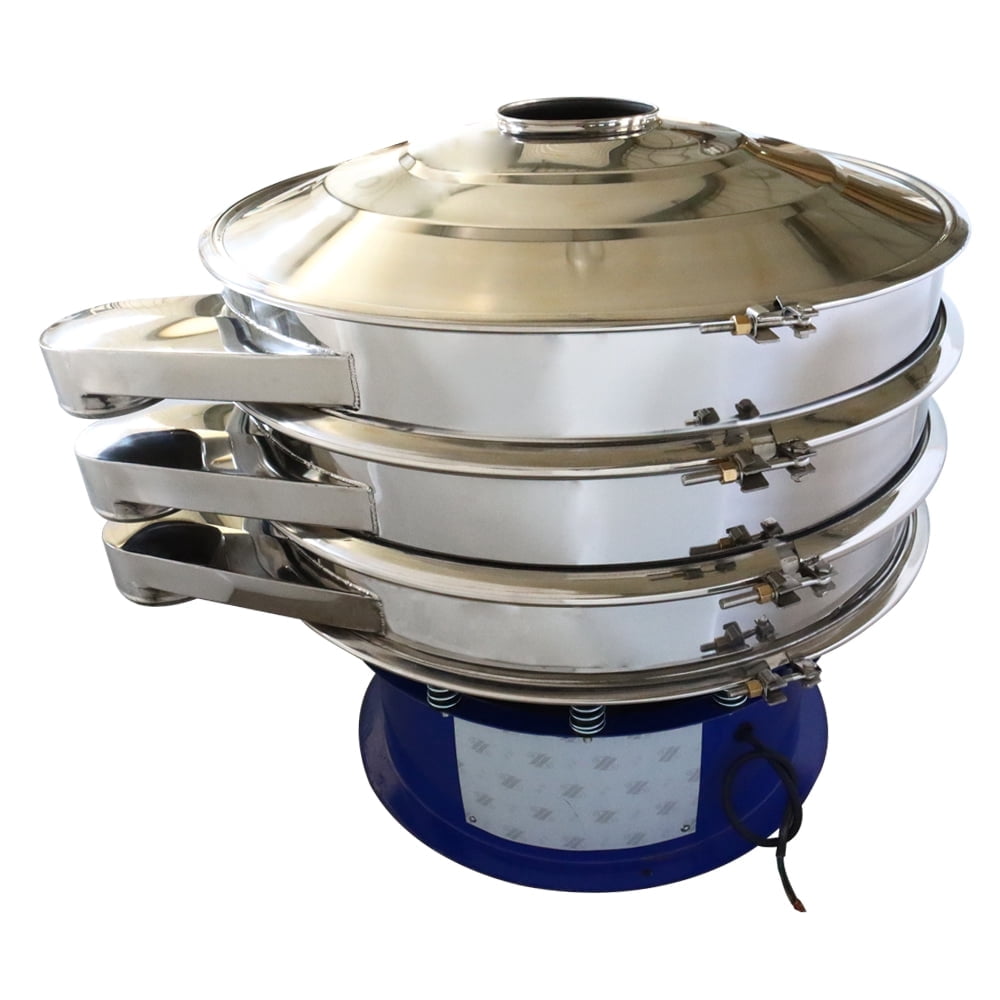 Electric Vibrating Sieve Shaker Powder Liquid Sifter Screen Stainless ...