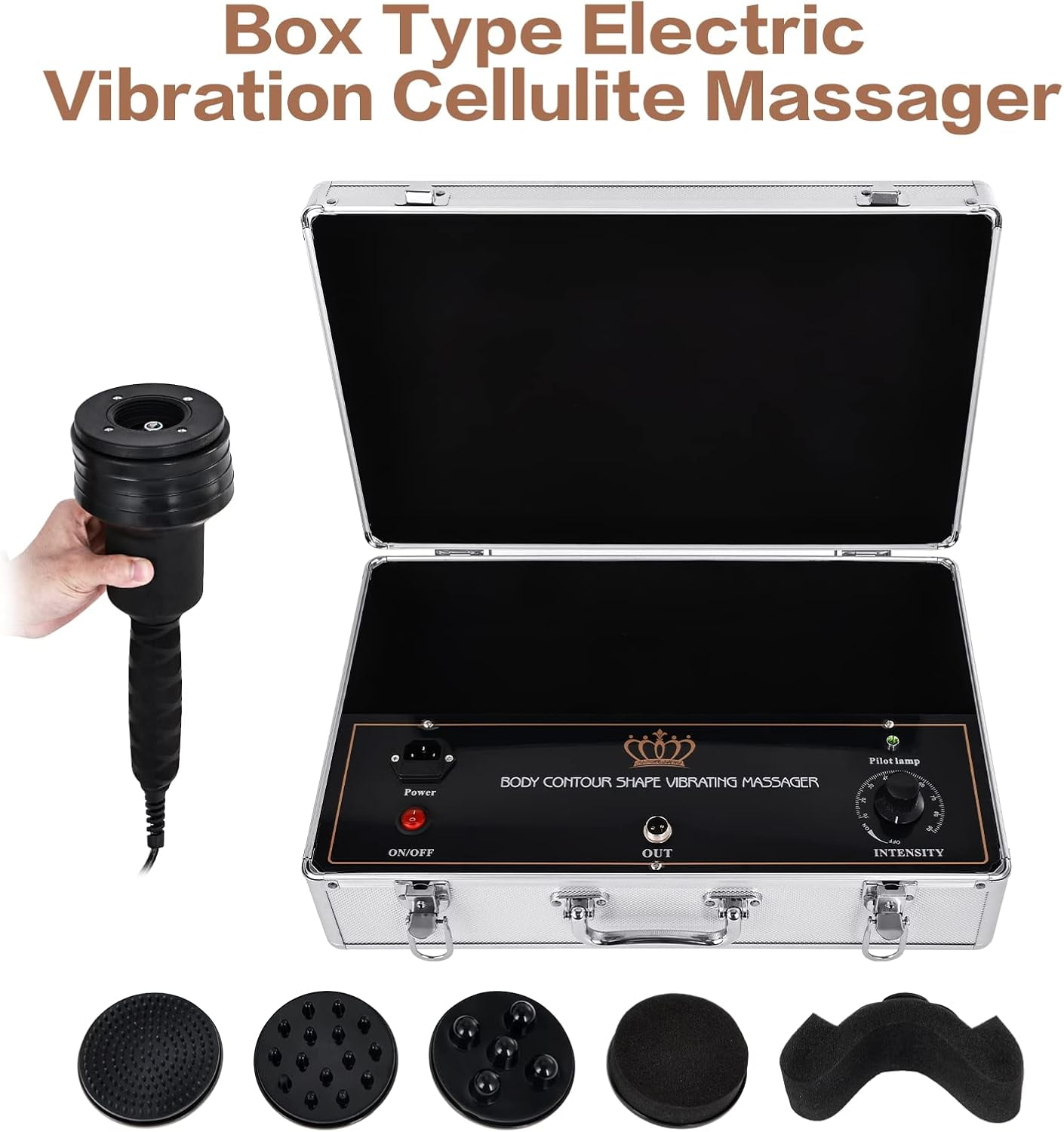 Electric Vibration Cellulite Massager, Handheld Cellulite Remover ...