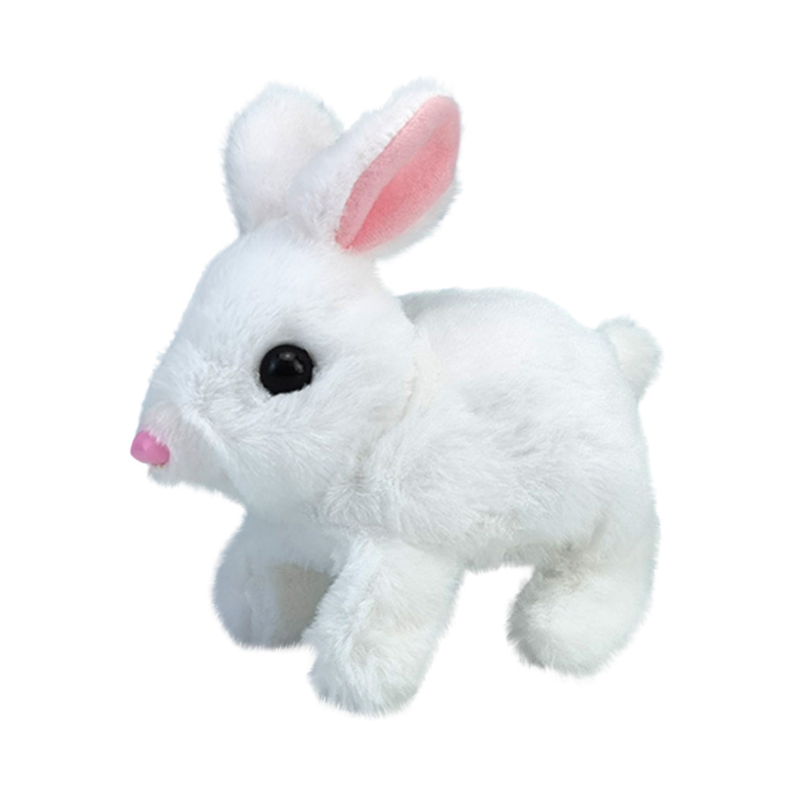 Electric Walking Bunny Plush Toy - 6.1" Interactive Stuffed Animal with ...