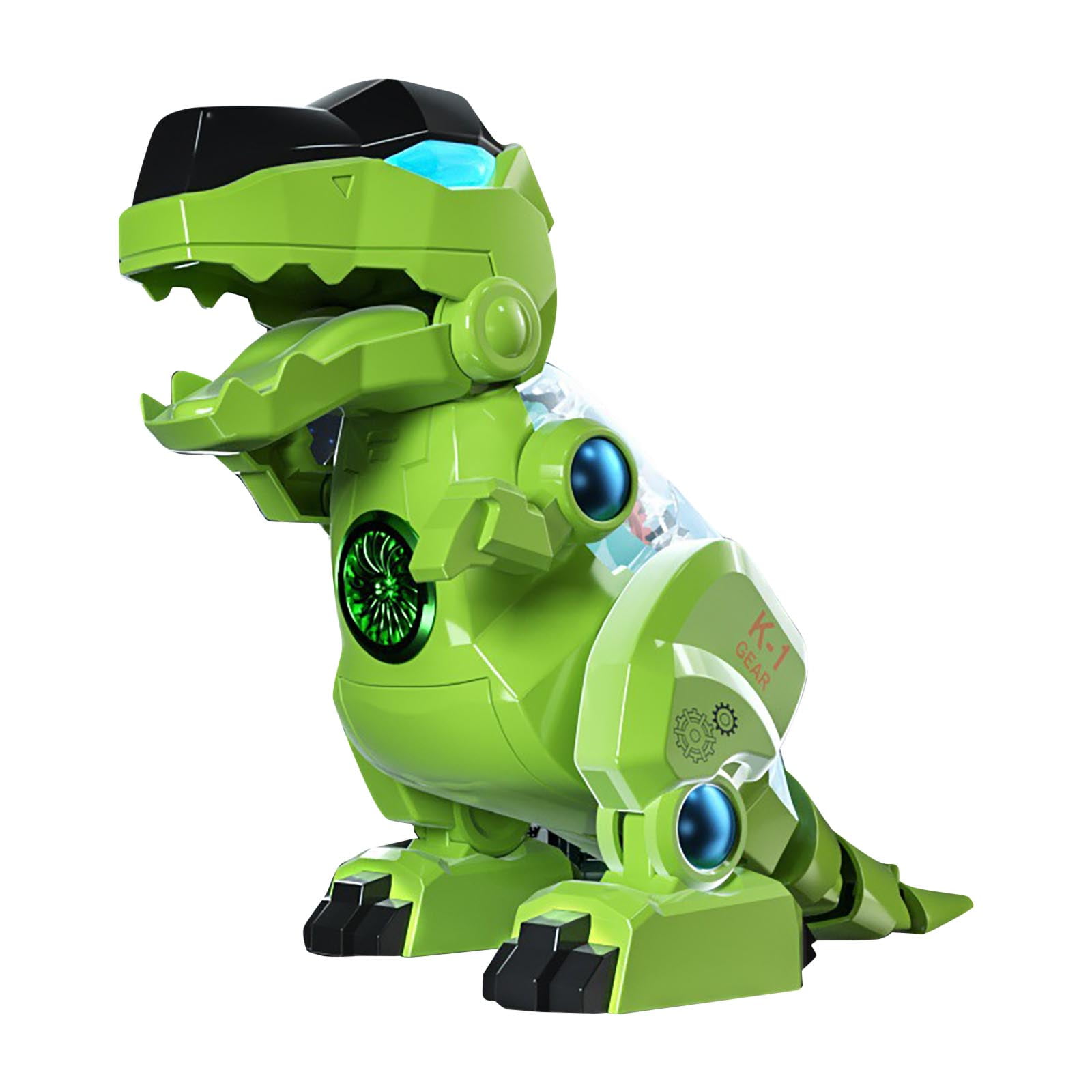 Electric Walking Gear Flashing Light Up Robot Bo Gear Dinosaur Robot ...