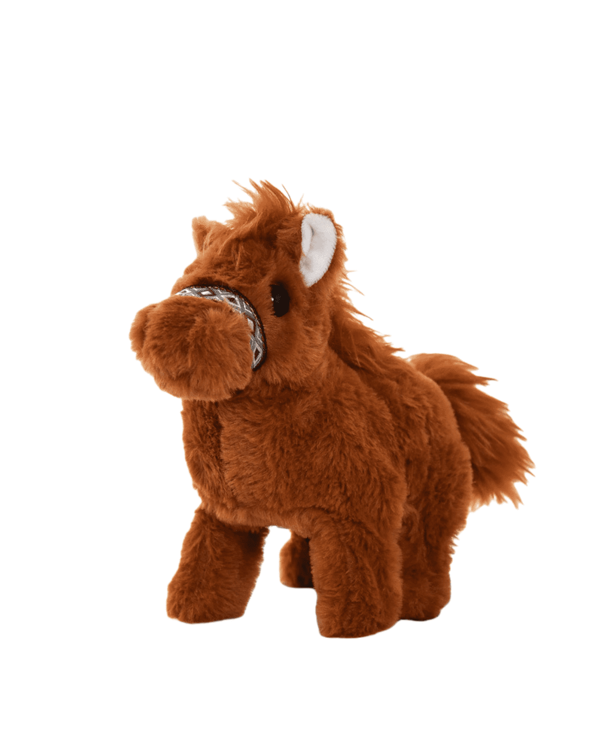 Electric Walking Horse Plush Toy with Sound and Tail Wagging, Soft ...