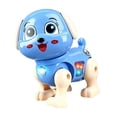 Electric Walking Puppy Toy with Barking Sounds and Light Effects, Soft ...