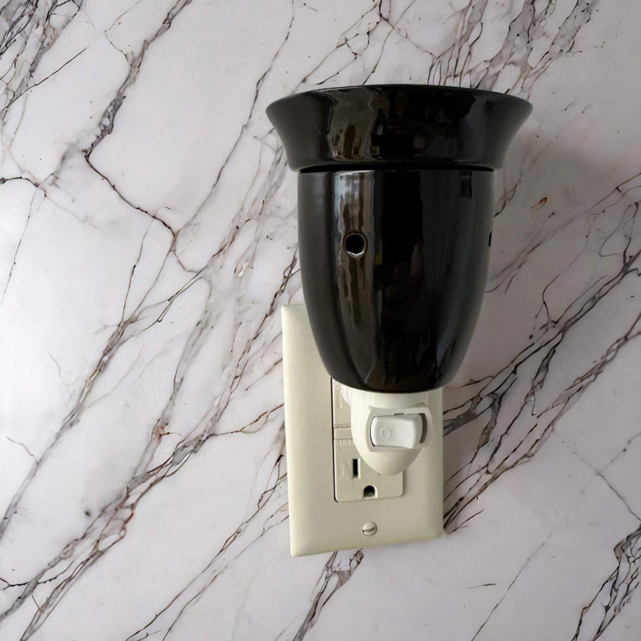 Electric Wall Plug-In Ceramic Wax Warmer - Free Gift (Marble or black ...