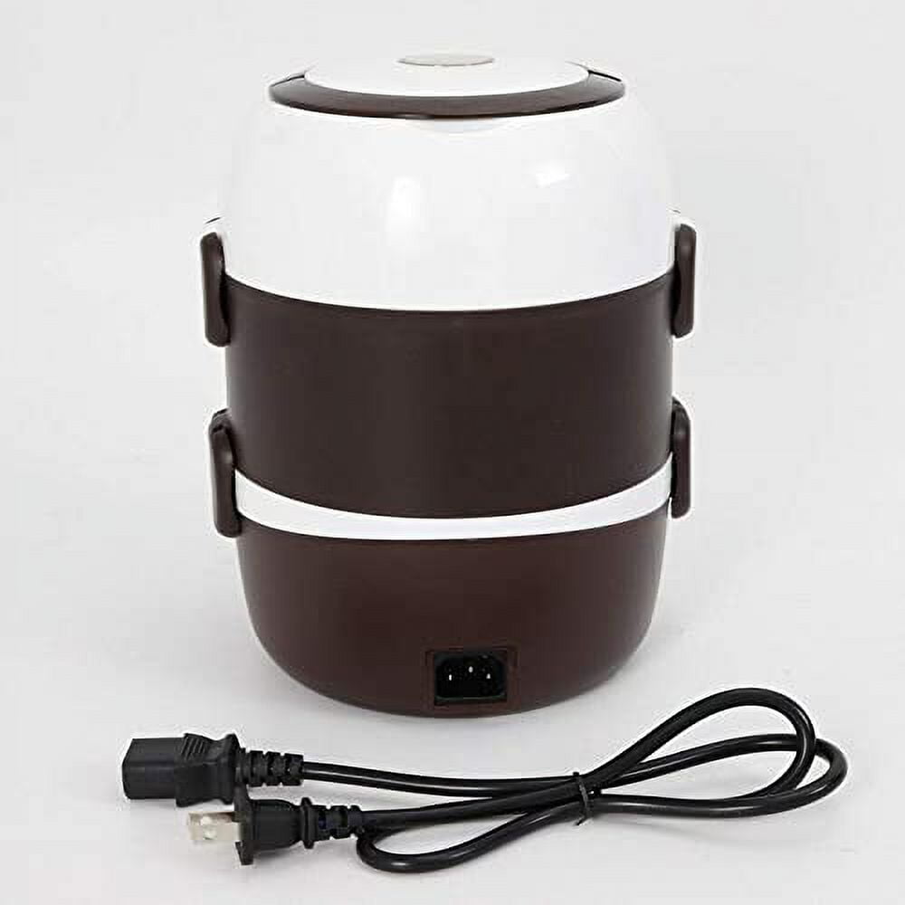 Electric Warmer Lunch Box Food Heater, 3 Layer Portable Lunch Box ...