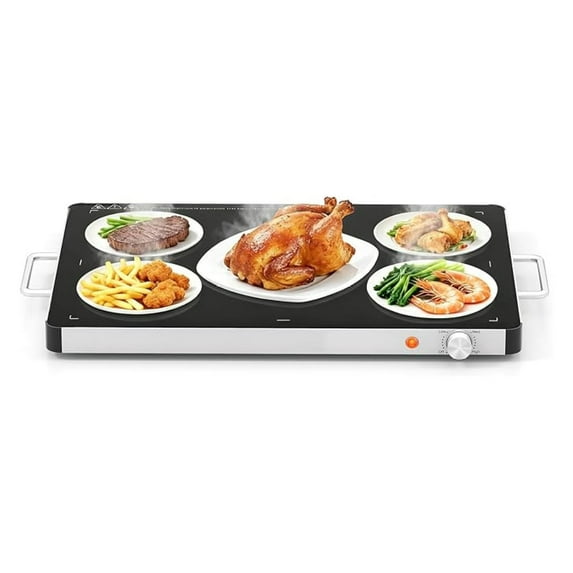Electric Warming Tray 21x16 Inch, Food Warmer Adjustable Temp Control ...