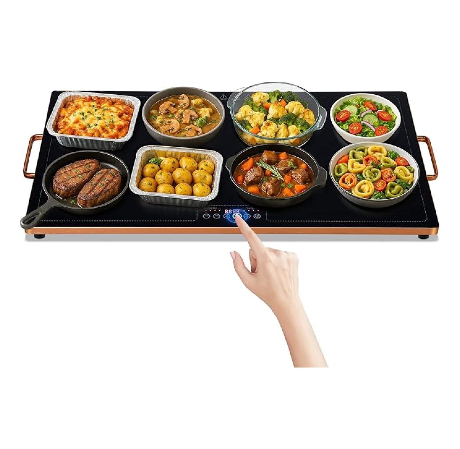 Electric Warming Tray (32''×18''), Temperature Control Food Warmers for ...