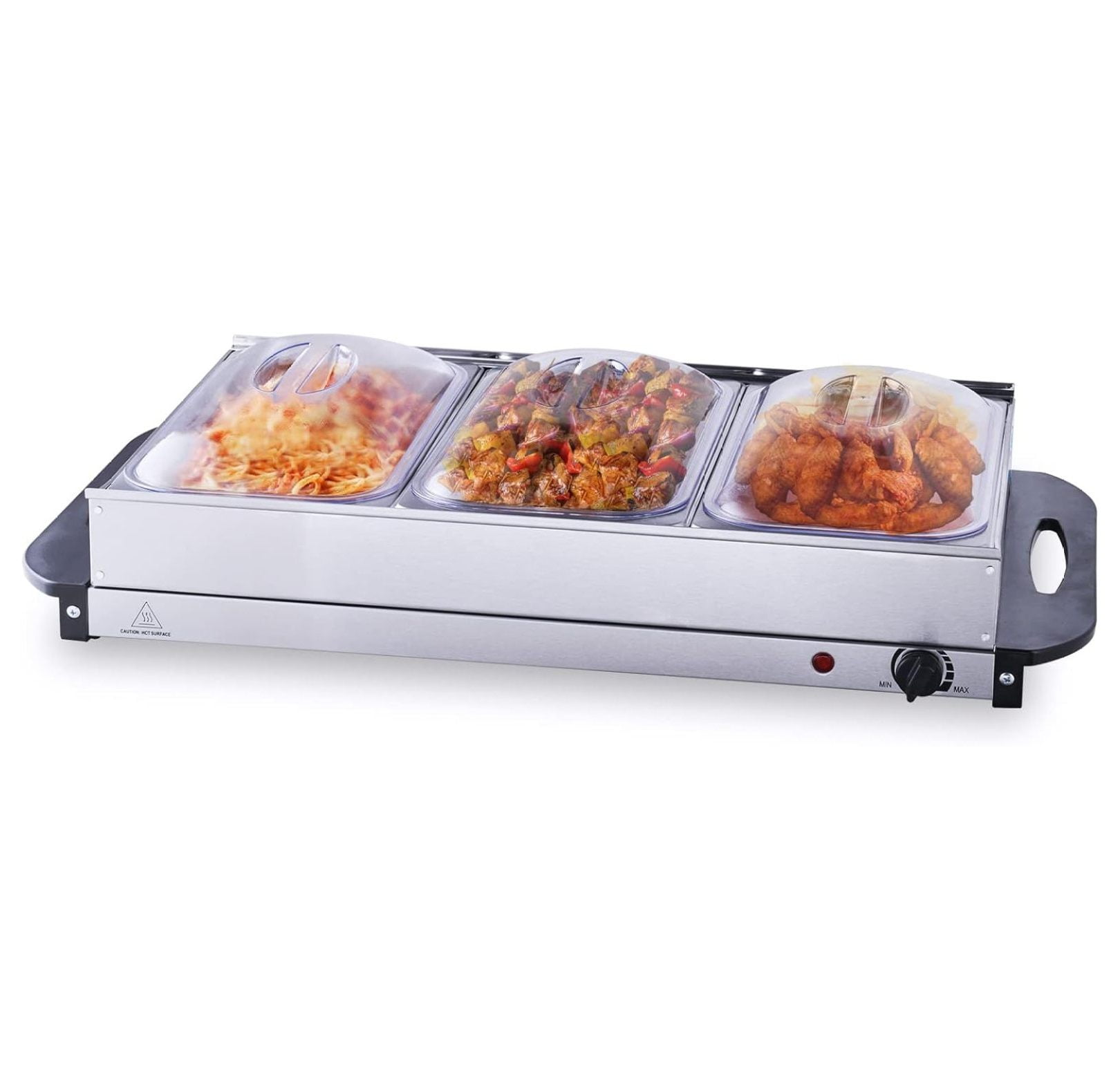 Electric Warming Tray, Food Warming Trays for Buffet, Warming Trays with Temp Control, Portable ...