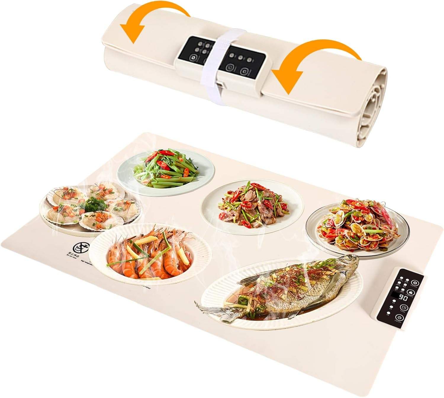 Electric Warming Tray, Portable Electric Food Warming Tray with ...