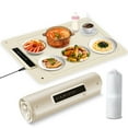 Electric Warming Tray with Temperature Settings, Foldable Food Warmer ...