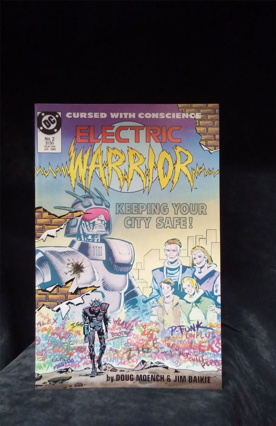 Pre-Owned Electric Warrior #2 1986 DC Comics Comic Book - Walmart.com