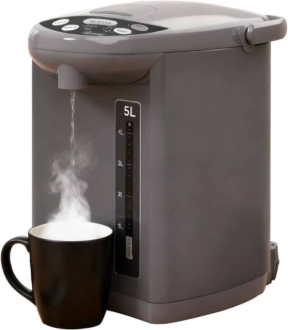Electric Water Boiler and Warmer - 5L/5.3 Qt Stainless Steel Hot Water ...