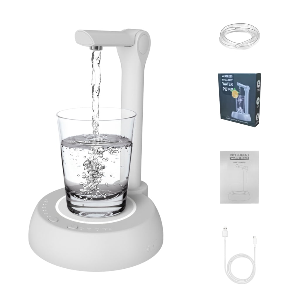 Electric Water Bottle Dispenser Portable Desktop Drinking Pump Suitable ...