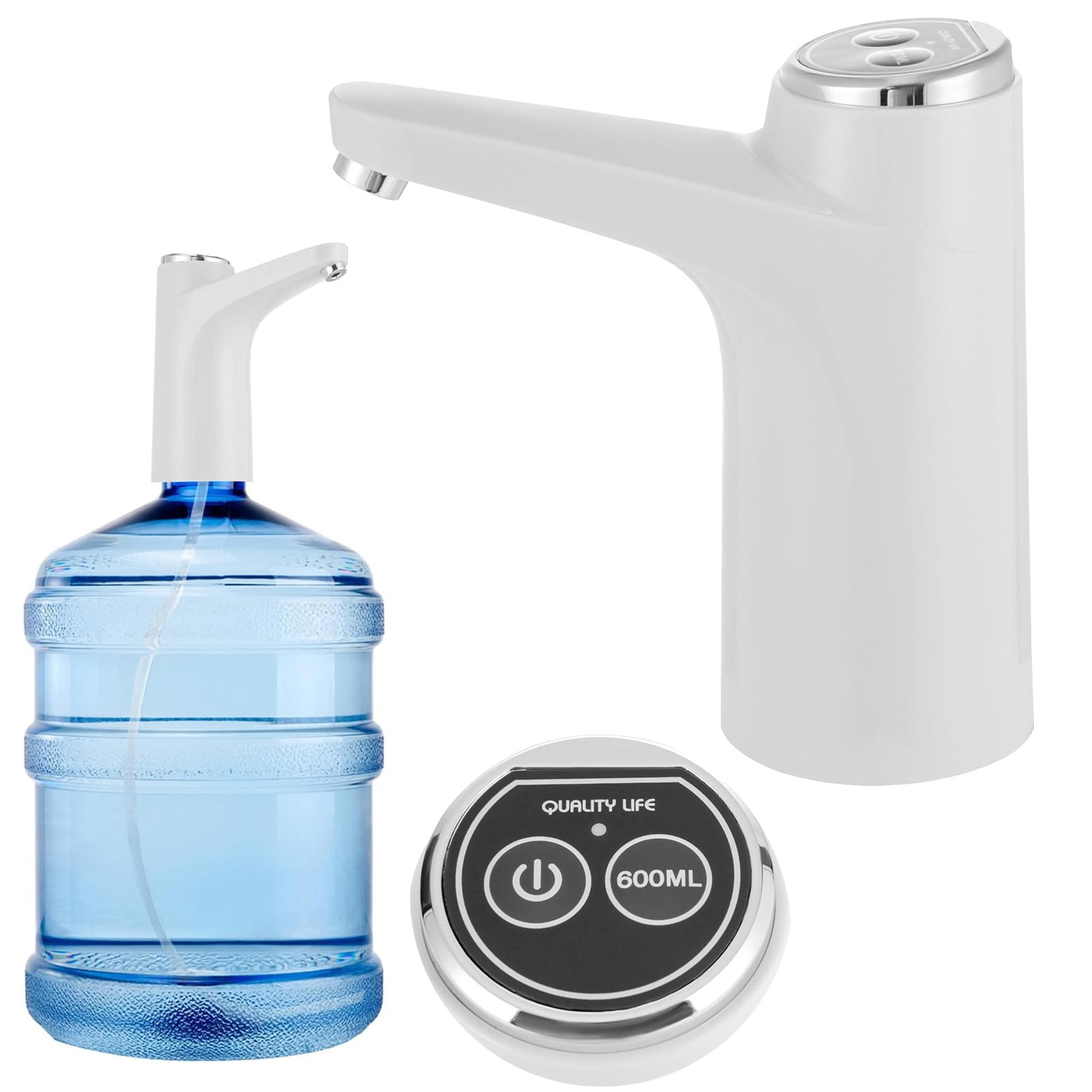 Electric Water Dispenser,Rechargeable USB Drinking Water Switch ...