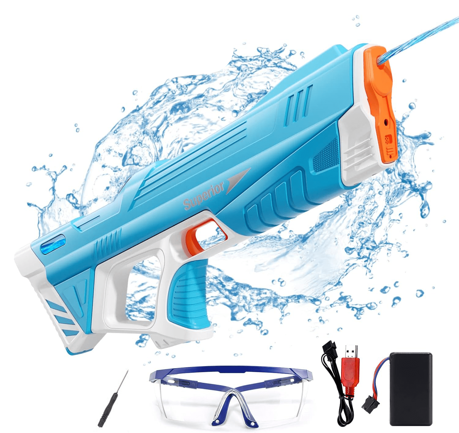 Electric Water Guns for Kids Adults Water Blaster Squirt Guns Outdoor ...