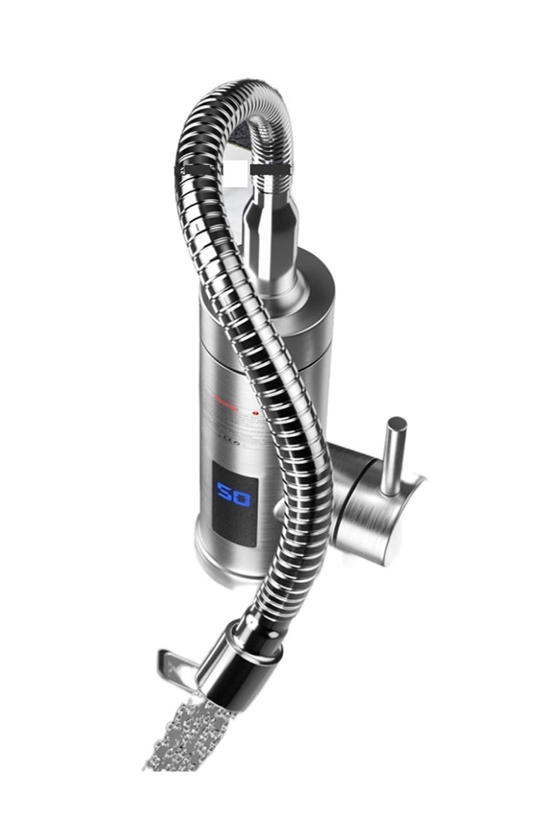 Electric Water Heater Faucet Instant Hot Water Faucet Heating Stainless ...