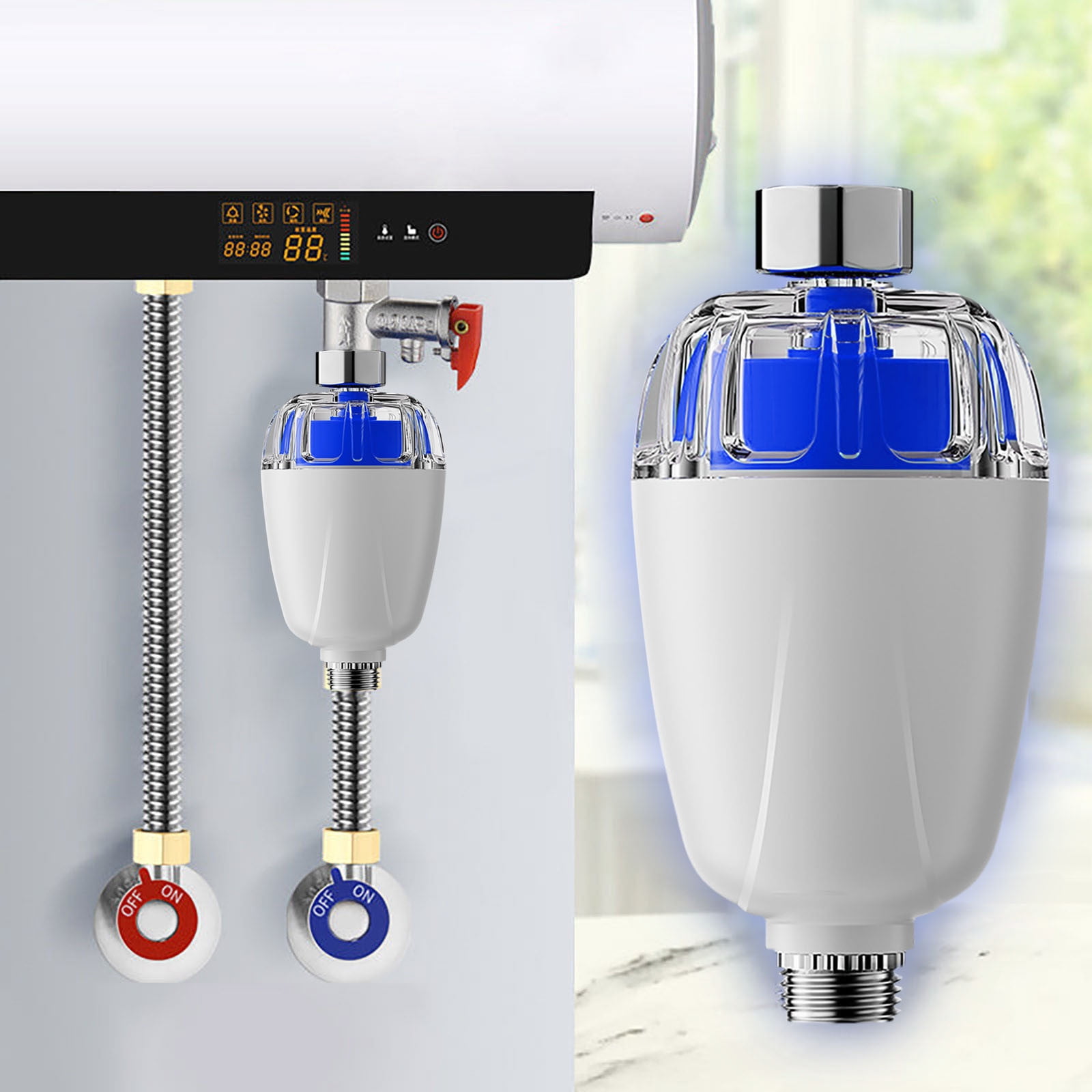 Electric Water Heater Inlet Pre Filter Strong Dirt Filter Water Outlet ...