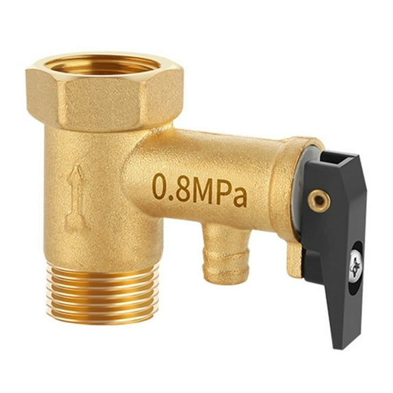 Electric Water Heater Relief Valves Pressure Regulator Brass Pressure ...
